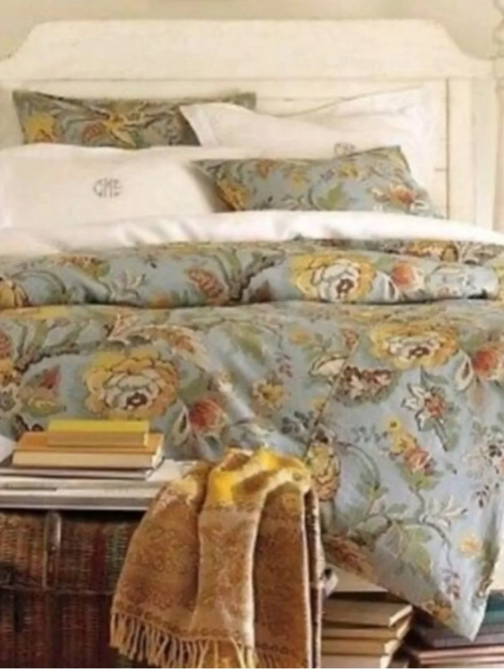 Pottery Barn | Bedding | Pottery Barn Vanessa Queen Linen Cotton Blen ...